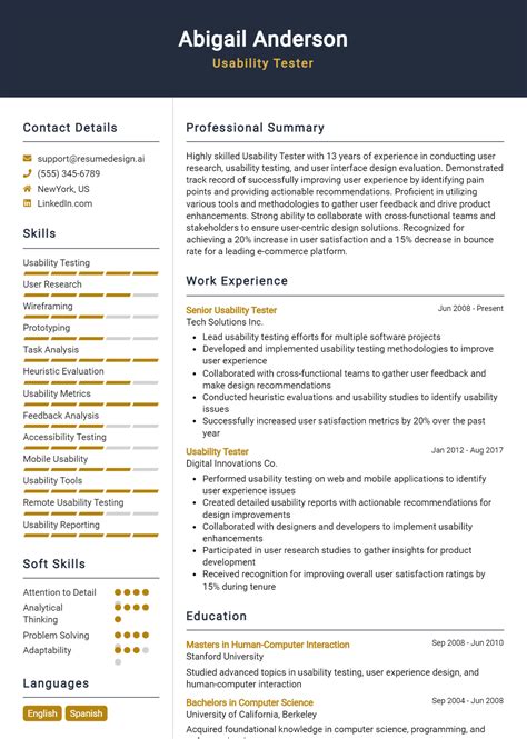 24 Functional Tester Resume Examples And Templates For 2025