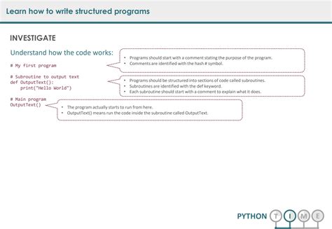 Solution Python Objective 01 Learn How To Write Structured Programs