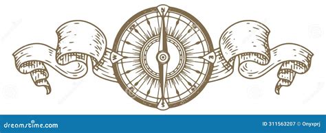 Compass Drawing House Plan On Blueprint Symbolising Architecture Royalty Free Stock Image