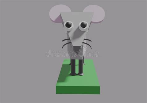 Mouse 3d Rendering Model Stock Illustration Illustration Of Funny 171096487