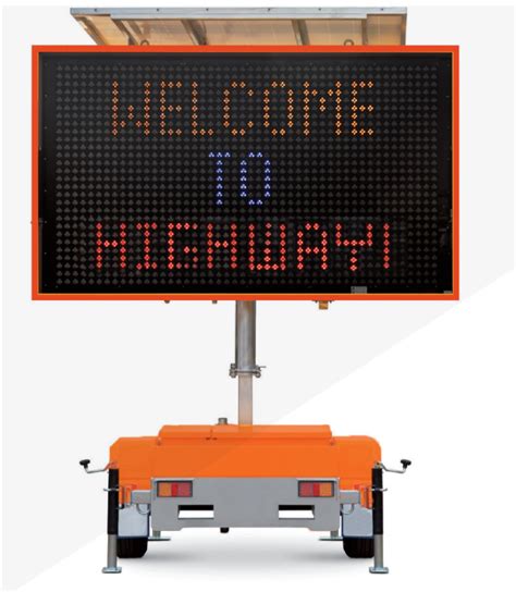 Variable Message Signs Solar VMS For Roads Events