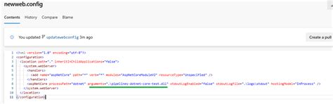 Powershell Change The Web Config Values Directly In The App Service Using Yaml Stack Overflow