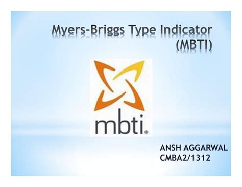 Myers Briggs Type Indicator Mbti Pptx