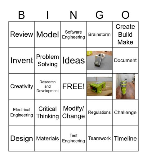 Engineering Bingo Card