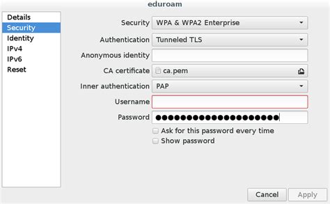 networking should i use pap chap or mschapv2 for inner