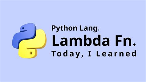 Python Lambda Function
