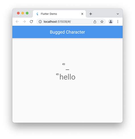This Character Breaks The FittedBox Widget Potentially Breaks Down All Widgets That Look At
