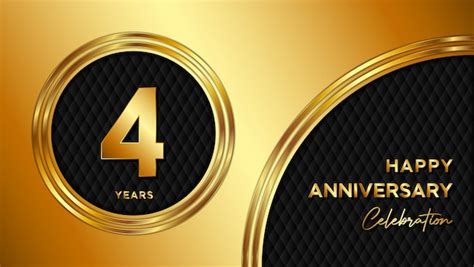 4 Year Work Anniversary Clip Art 5873620 Clipart Library