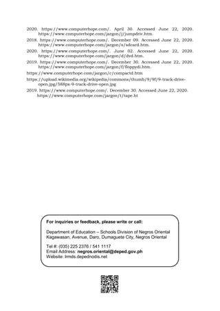 Grade 11 Q1 W3 PECS AQS Pdf Desktop Publishing Computer Software And Applications