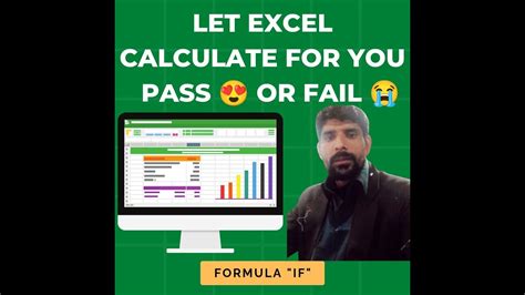 How To Use If Formula For Pass And Fail In Microsoft Excel Get The
