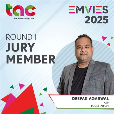Emvieawards2025 Theadclubemvieawards Deepak Kumar Agarwal