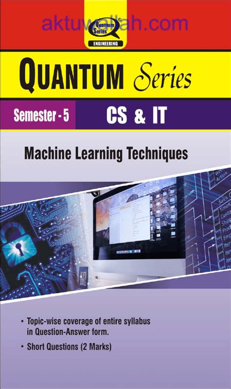 Machine Learning Techniques Textbook