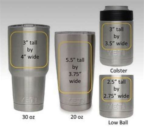 Yeti Tumbler Cup Sizes And Colors