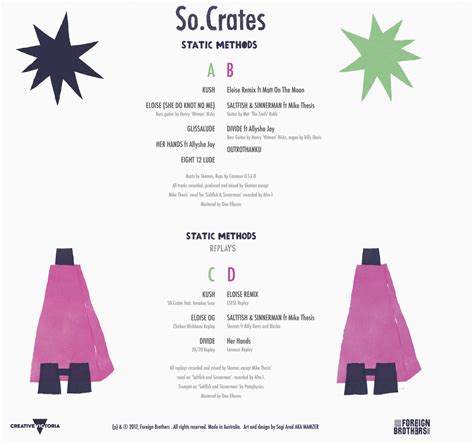 Static Methods Reissue Plus Bonus Replays Socrates