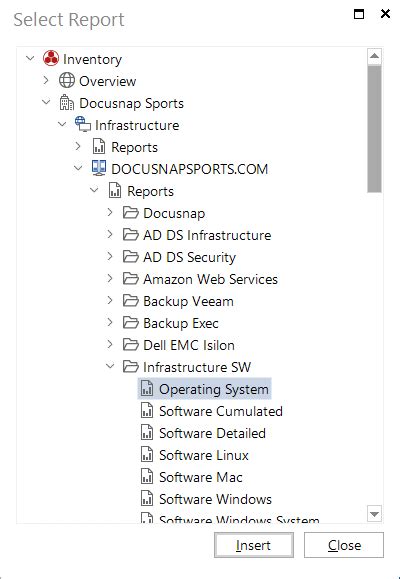 Report Docusnap Documentation Docusnap Docs