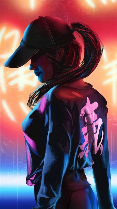 Neon Girl Wallpapers 4k Hd Backgrounds On Wallpaperbat