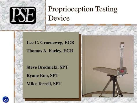 Ppt Proprioception Testing Device Powerpoint Presentation Free Download Id1159549