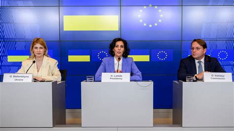 Luxemburg Beitrittsgespräche Der Eu Mit Der Ukraine Und Moldau Haben