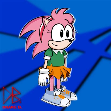 Classic Amy Rose By Dstar7 On Newgrounds