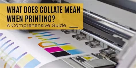 What Does Collate Print Mean Collated Vs Uncollated Printing