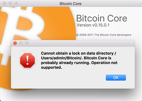 Is It Possible To Use Bitcoin Core On Mac OS Sierra Saving The Data On The Network Drive
