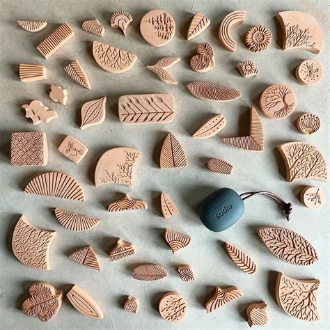 7 Clay Stamps Ideas Clay Stamps Clay Pottery Pottery