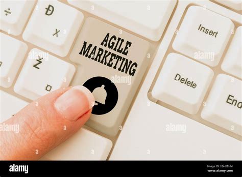 Writing Displaying Text Agile Marketing Business Overview Focusing Team Efforts That Deliver