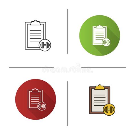 Barbell Exercise Guide Icon Stock Vector Illustration Of Instruction Exercise 197157521