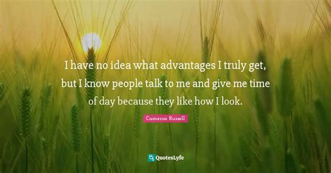 i have no idea what advantages i truly get but i know people talk to