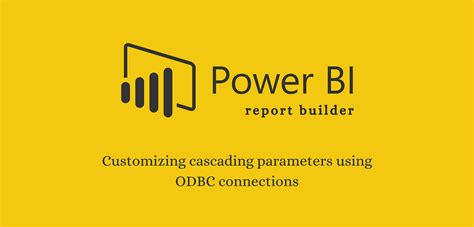 Dynamic Filtering Based On Parameter Using Odbc Connections In Report