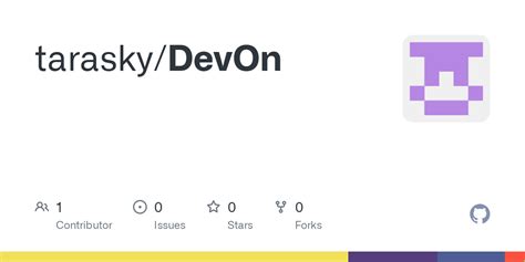 Github Taraskydevon