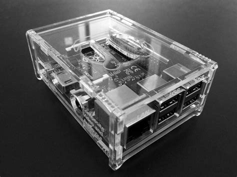 Laser Cut Raspberry Pi B Plus Acrylic Case Design Vector File Vectors
