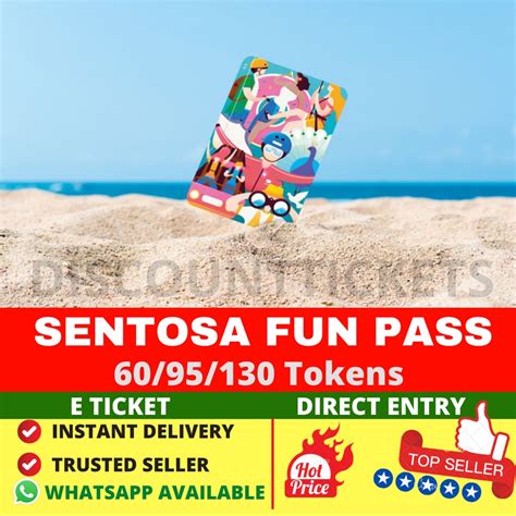 Sentosa Fun Pass Token 1 Day Pass Tickets Singapore Shopee Singapore