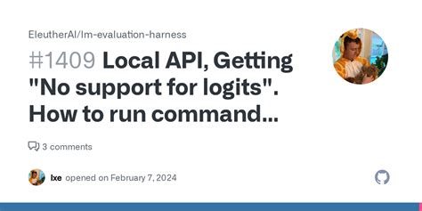 Local Api Getting No Support For Logits How To Run Command Line With Generateuntil Only