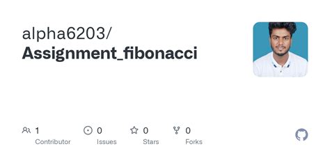 github alpha6203 assignment fibonacci