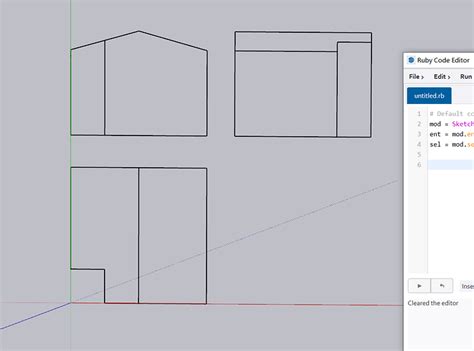 hello everyone how to create faces for these line segments using ruby