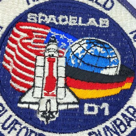 Space Shuttle Challenger Mission Patch Vintage German Space Shuttle