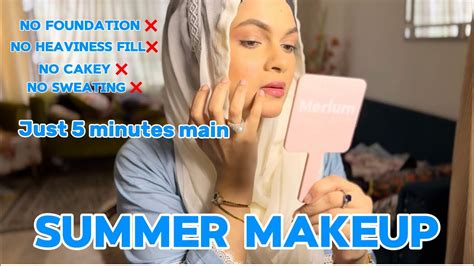Everyday Summer Makeup Routine Sweat Proof Makeup Youtube