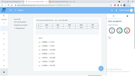 Solved Numerical Methods Question Plz Provide Simple