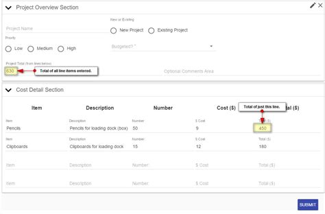 Calculating Totals In Forms