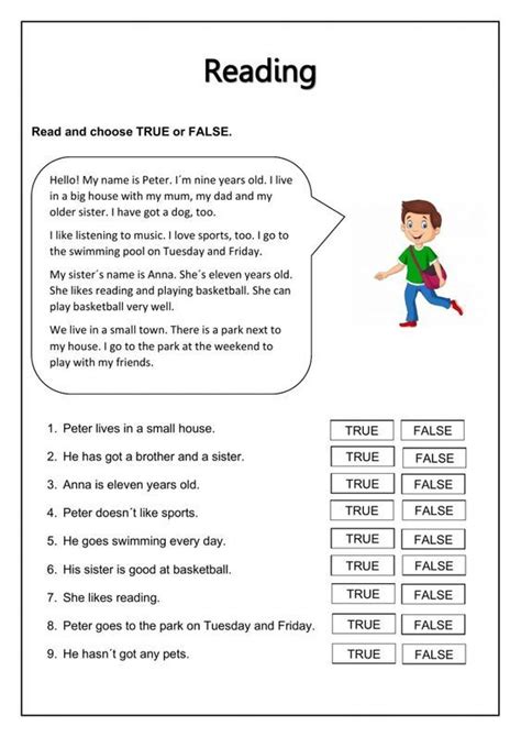 Reading Comprehension Online Exercise For Grade 4 Reading Worksheets Reading Comprehension