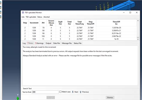 Abaqus Analysis Was Aborted Before Complete The Steps Of Amplitude