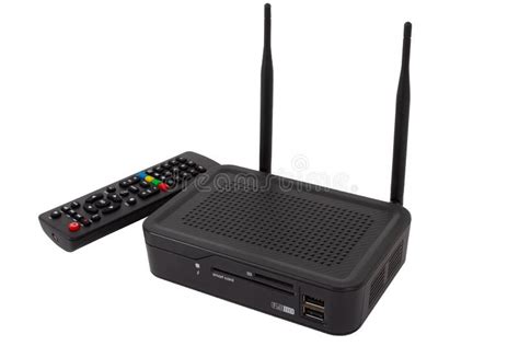 Android TV Set Top Box Stock Photo Image Of Multimedia 68777460