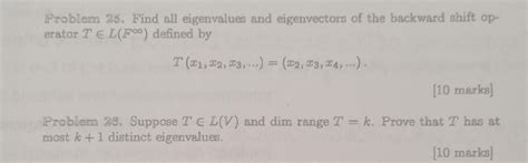 solved problem 25 find all eigenvalues and eigenvectors of