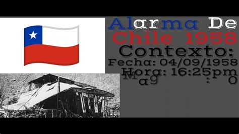 Chile Eas Alarm 1958 🇨🇱 Youtube