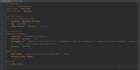 How To Run A Test Suite In Robot Framework