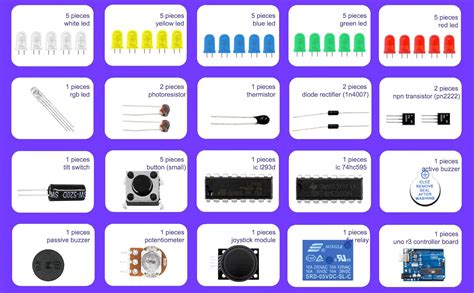 auslese the basic starter kit for compatible with arduino uno r3