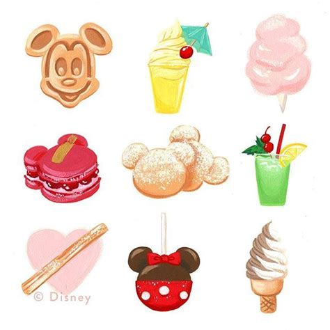 Desserts Of Disney By Ann Shen Illustration And Design Disney Food