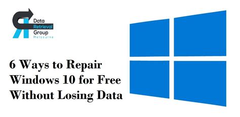 6 ways to repair windows 10 for free without losing data