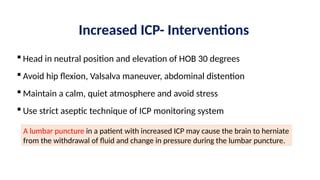 Care Of Unconscious Patient And Elevated Icp Pptx